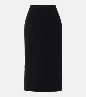 Alessandra Rich Wool Midi Skirt