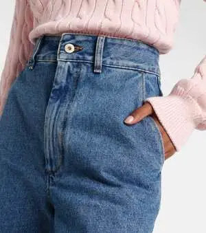 Loewe Anagram Denim Bermuda Shorts