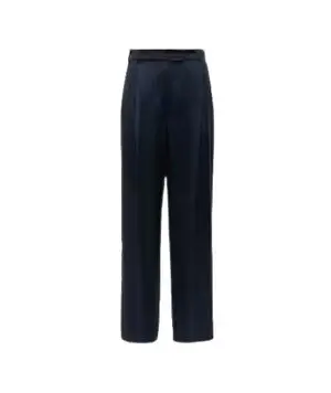 Max Mara High-rise Wide-leg Pants - Blue