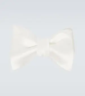 Brunello Cucinelli Cotton And Silk Satin Bow Tie