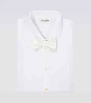 Brunello Cucinelli Cotton And Silk Satin Bow Tie