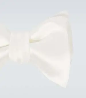 Brunello Cucinelli Cotton And Silk Satin Bow Tie