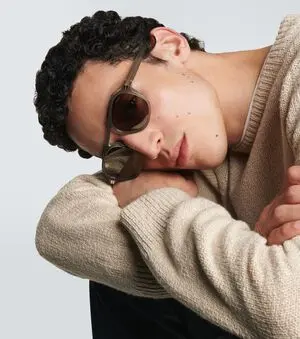 Zegna Aurora Ii Flat-top Sunglasses