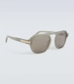 Zegna Aurora Ii Flat-top Sunglasses