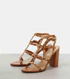 Valentino Garavani Rockstud 90 Leather Sandals