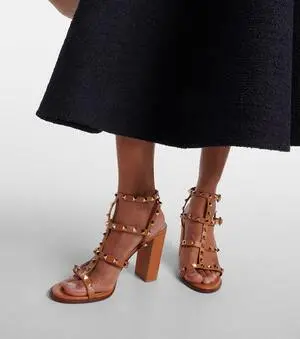 Valentino Garavani Rockstud 90 Leather Sandals
