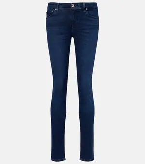 Ag Prima High-rise Skinny Jeans - Blue