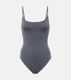 TOTEME Square-neck Swimsuit - Grey