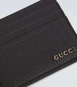 Gucci Logo Leather Card Holder