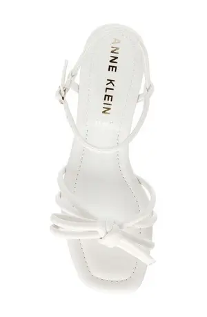 Anne Klein Strappy Sandals - White