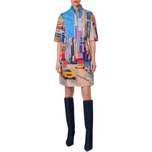 Akris 3/4 Sleeve Dresses