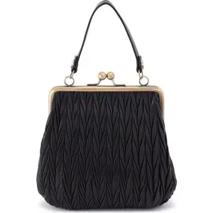 Hobo Alba Leather Frame Crossbody Bag