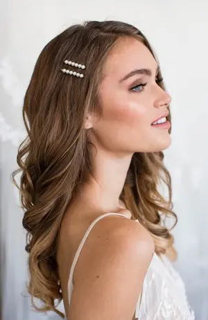 Brides & Hairpins Kalene Crystal & Pearl Bobby Pins - Silver