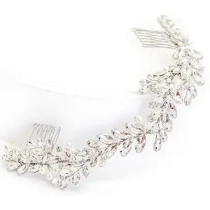 Brides & Hairpins Abrielle Halo Comb - Silver