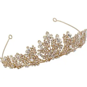 Brides & Hairpins Karissa Crystal Crown - Gold