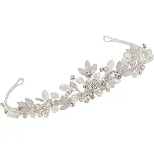 Brides & Hairpins Crown Headband - Silver