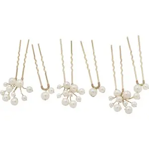 Brides & Hairpins Wrenlee Set Of 6 Hair Pins - Gold