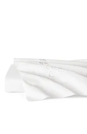SFERRA Catena Flat Sheet White/ Lunar