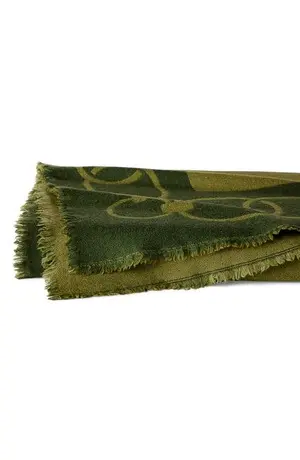 SFERRA Eterna Merino Wool Throw Blanket - Willow