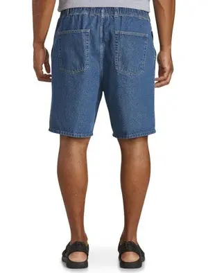 HARBOR BAY BY DXL Harbor Bay Relaxed-fit Denim Shorts - Med Stonewash Denim