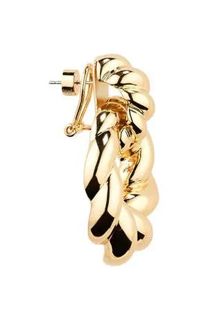 Carolina Herrera Twist Door Knocker Drop Earrings