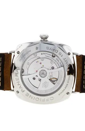 WATCHFINDER & CO. Panerai Preowned Radiomir Automatic Leather Strap Watch