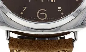 WATCHFINDER & CO. Panerai Preowned Radiomir Automatic Leather Strap Watch