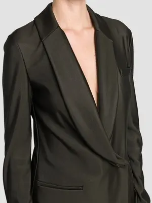 Giorgio Armani Jersey Draped Blazer