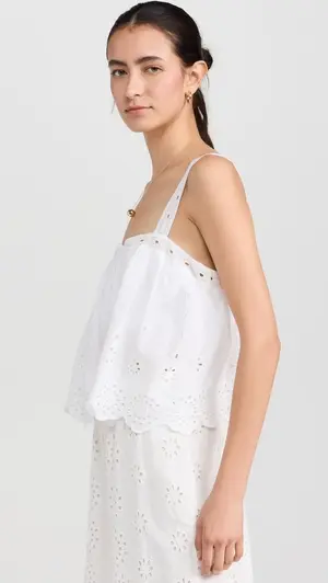 Z Supply Dorean Eyelet Top