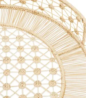 AQUAZZURA Large Woven Baru Tray