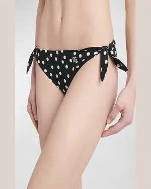 Dolce & Gabbana Polka-dot Sicily Balconette Two-piece Bikini Set