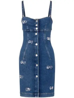 Moschino Jeans Spaghetti Strap Cocktail Dresses