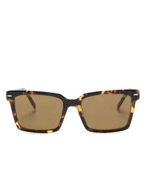 Miu Miu Tortoiseshell Square-frame Sunglasses - Brown