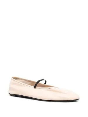 THE ROW Almond-toe Ballerina Flats