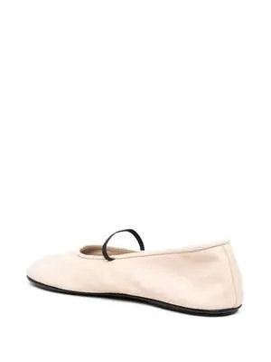THE ROW Almond-toe Ballerina Flats