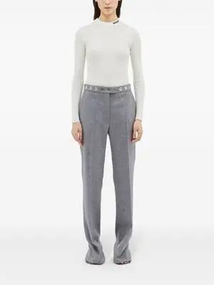 MSGM Eyelet-detail Tailored Trousers