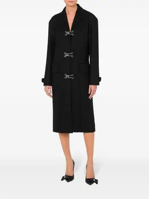 Moschino Notched-collar Single-breasted Coat