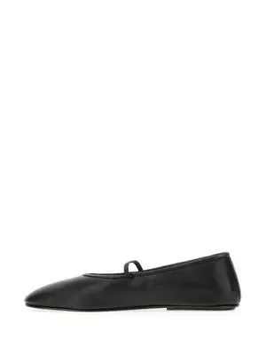 THE ROW Elasticated Ballerina Shoes - Black