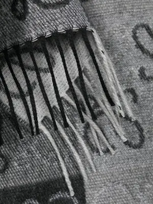 Loewe Anagram Fringed Scarf