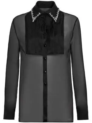 Philipp Plein Embellished Shirts For Women