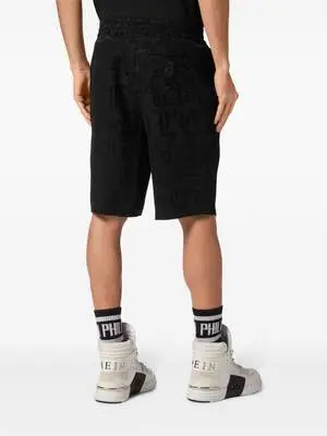 Philipp Plein Monogram-jacquard Bermuda Shorts