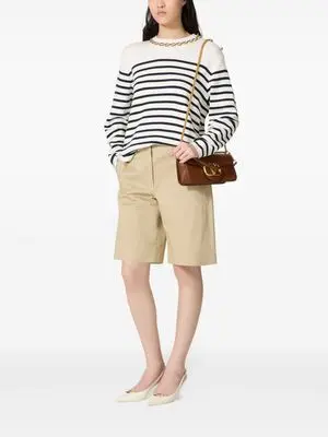 Valentino Garavani Patterned Intarsia Knit Sweater - White