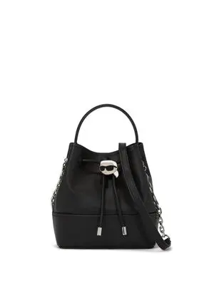 Karl Lagerfeld Ikon Leather Bucket Bag