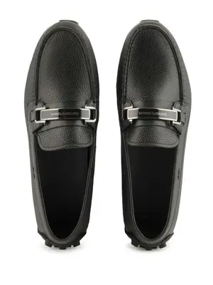 Emporio Armani Leather Driving Shoes