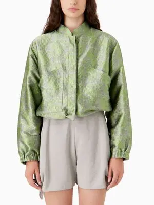 Emporio Armani Jacquard Bomber Jacket