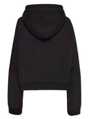 Dsquared2 Maple Leaf Cotton Hoodie - Black