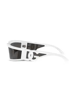 Dolce & Gabbana Logo Wraparound Sunglasses