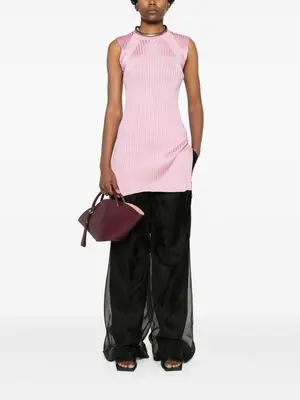 JIL SANDER Wide-ribbed Sleeveless Tunic