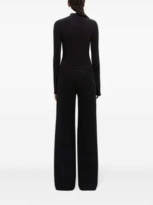 COURREGES Tracksuit Interlock Low-rise Baggy Pants - Black