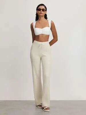 Good American Ribbed Terry Lounge Trousers